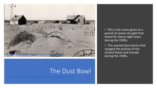 The dust bowl, then and now | PPT