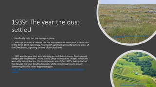 The dust bowl, then and now | PPTX