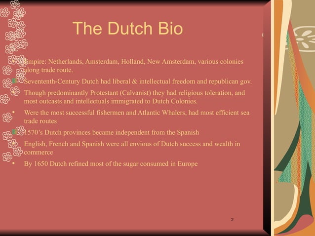 The Dutch | PPT