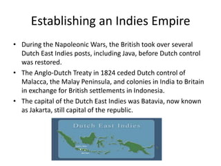 The Dutch East Indies | PPTX