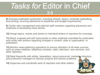 The duties & responsibilities of editors | PPTX