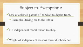 The duty to obey the laws | PPTX