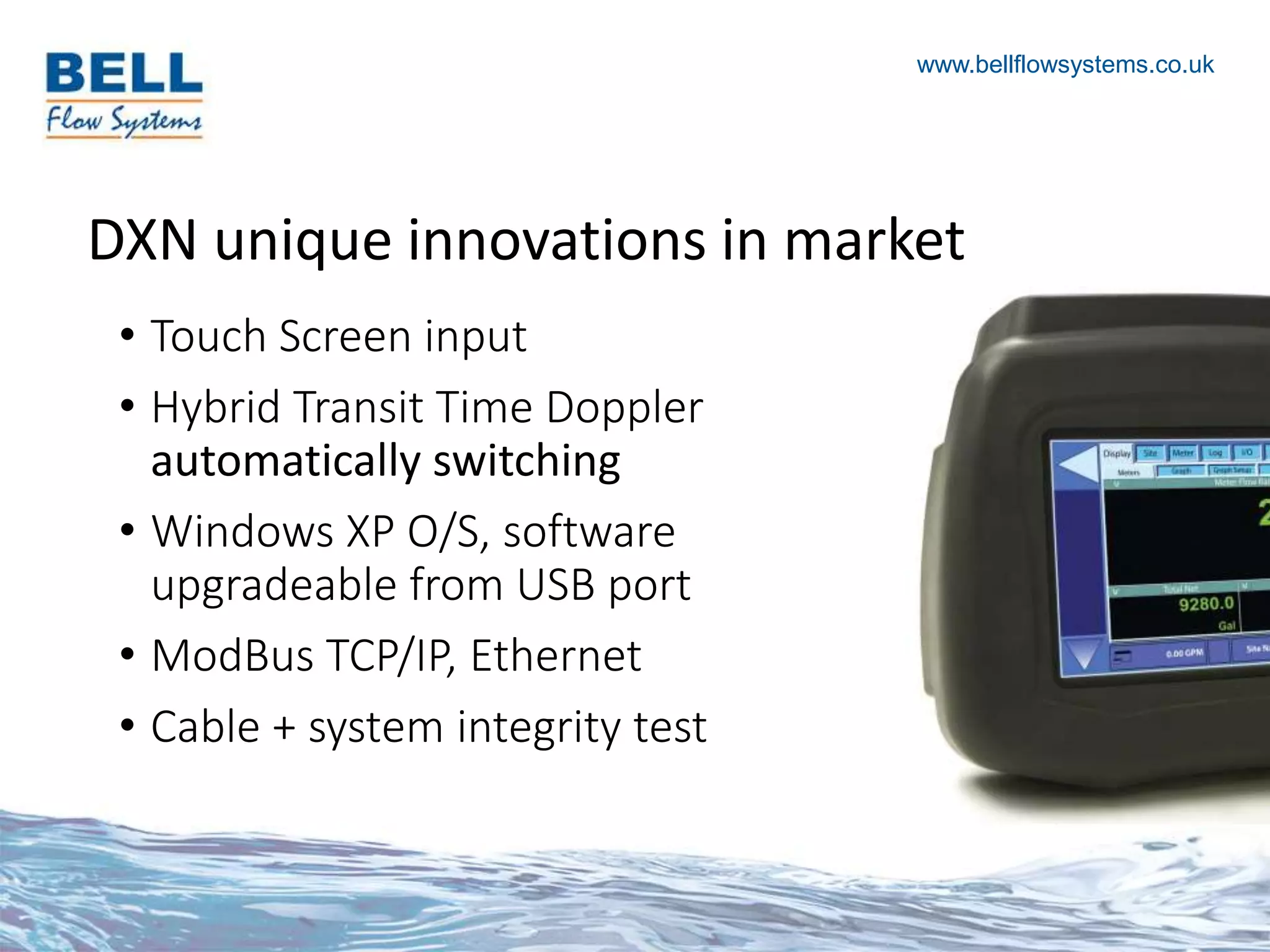 The DXN Portable Ultrasonic Flow Meter | PPTX