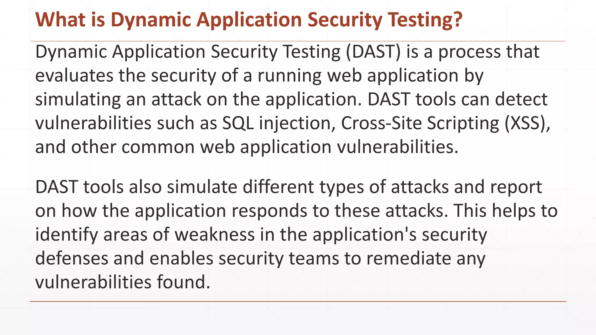 The Dynamic Application Security Testing Process: A Step-by-Step Guide ...