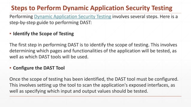 The Dynamic Application Security Testing Process: A Step-by-Step Guide ...