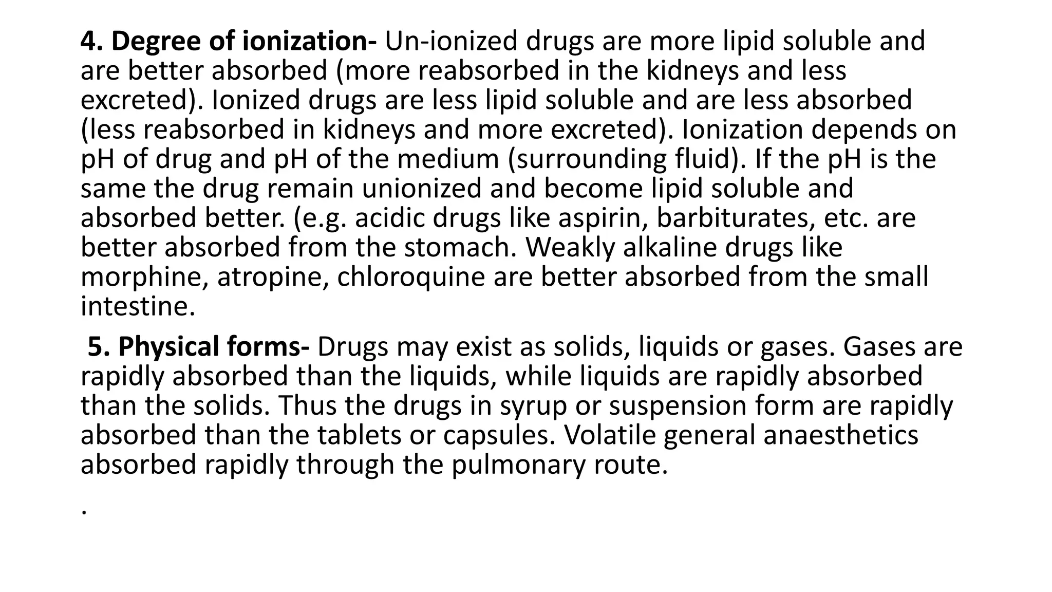 The dynamics of drug ABSORPTION and DISTRIBUTION | PPTX