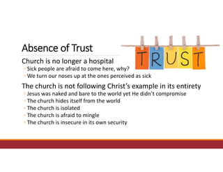 The dysfunctional church absence of trust | PPT