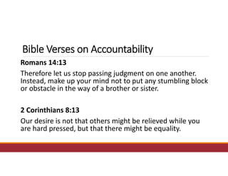 The dysfunctional church avoidance of accountability | PDF