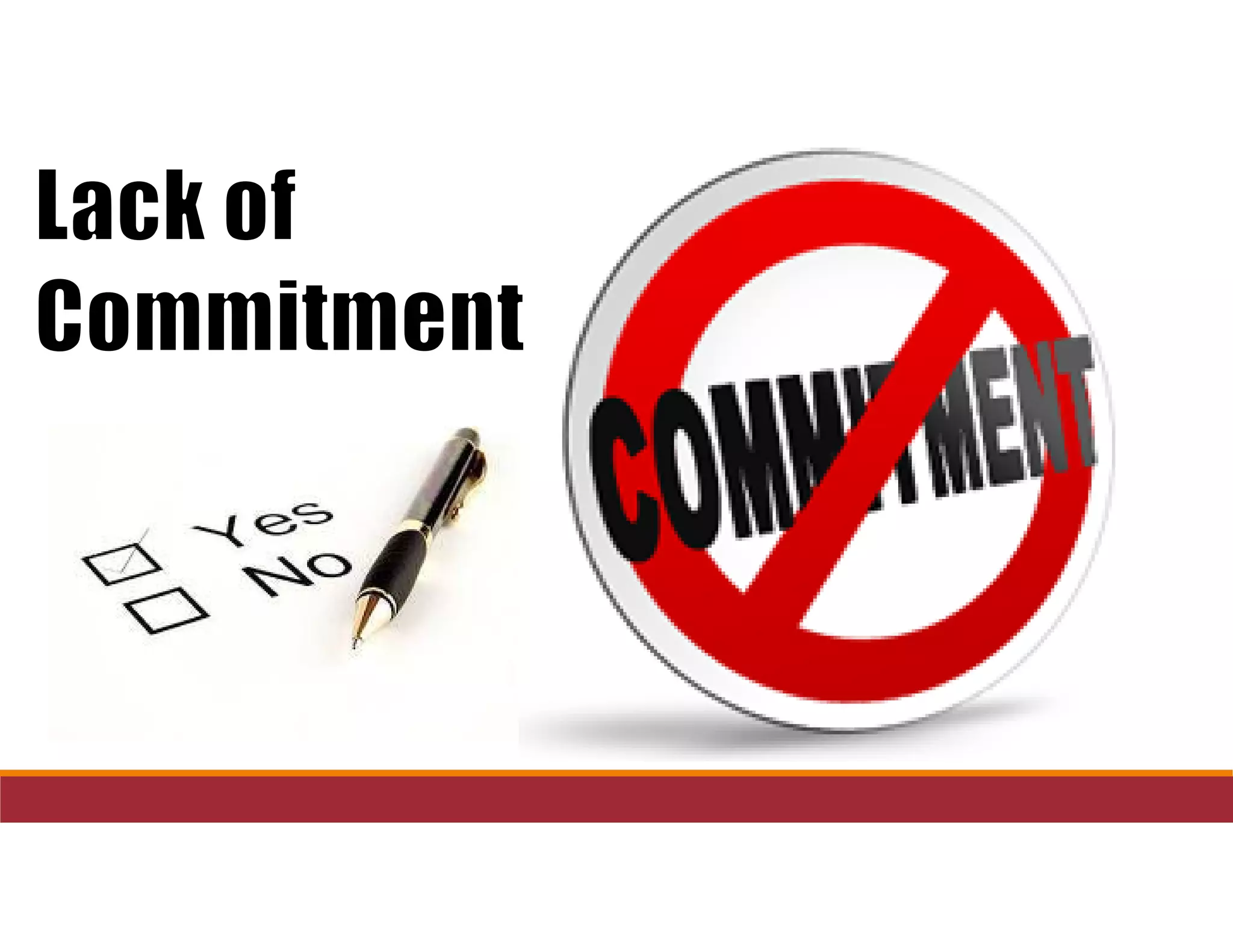 The dysfunctional church lack of commitment | PDF