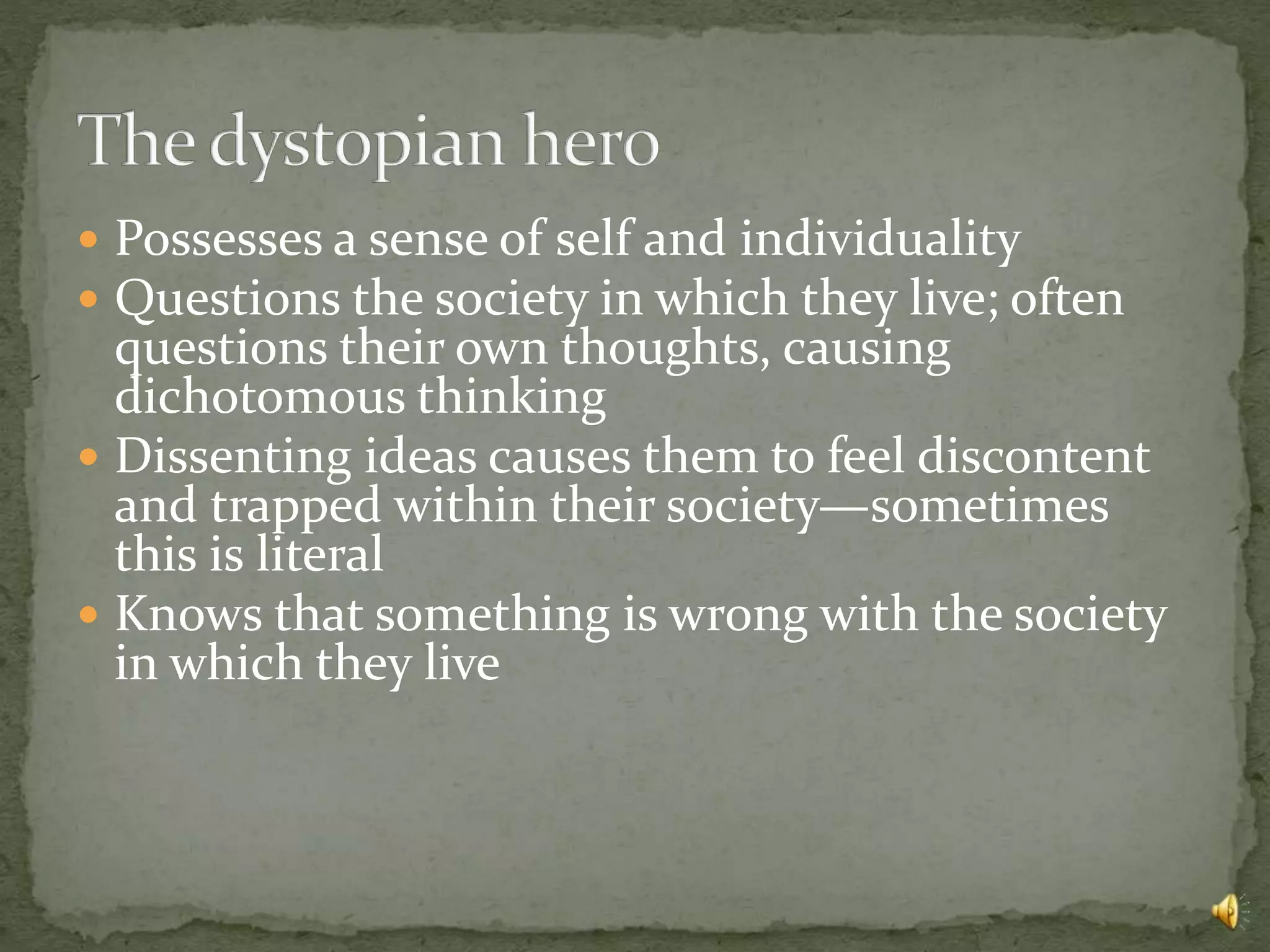 The dystopian novel | PPTX