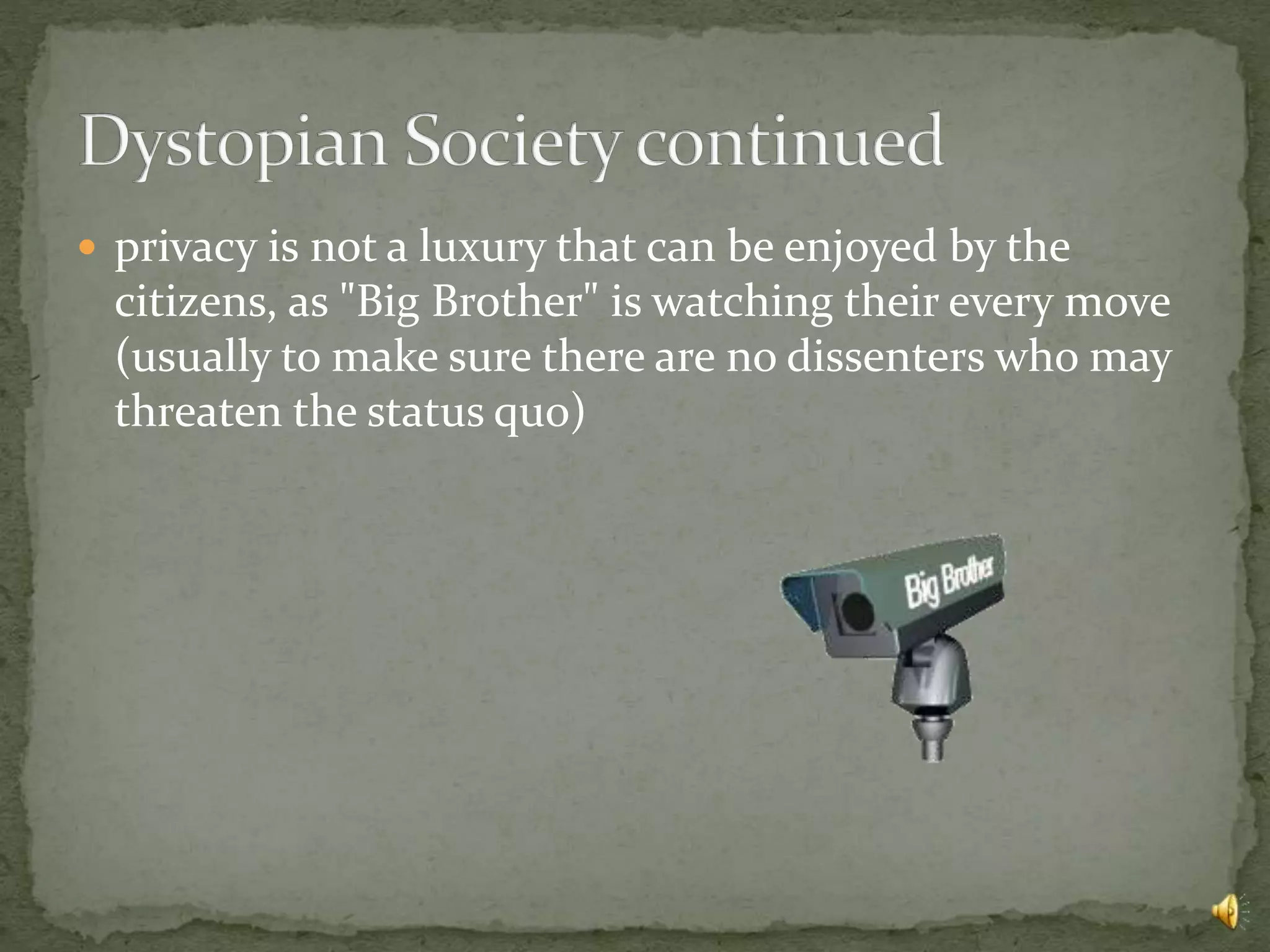 The dystopian novel | PPTX