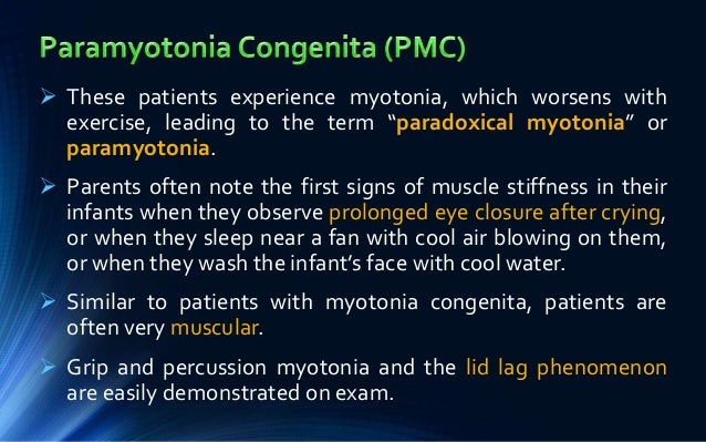Myotonia- An approach to diagnosis