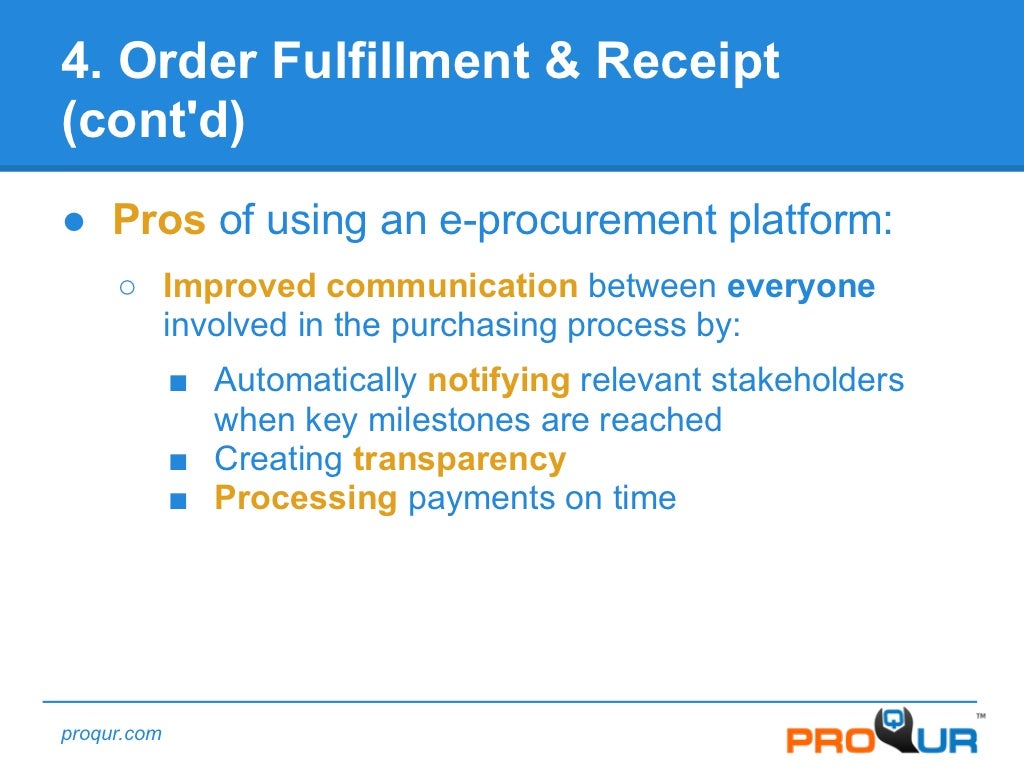 The e procurement process - a quick guide