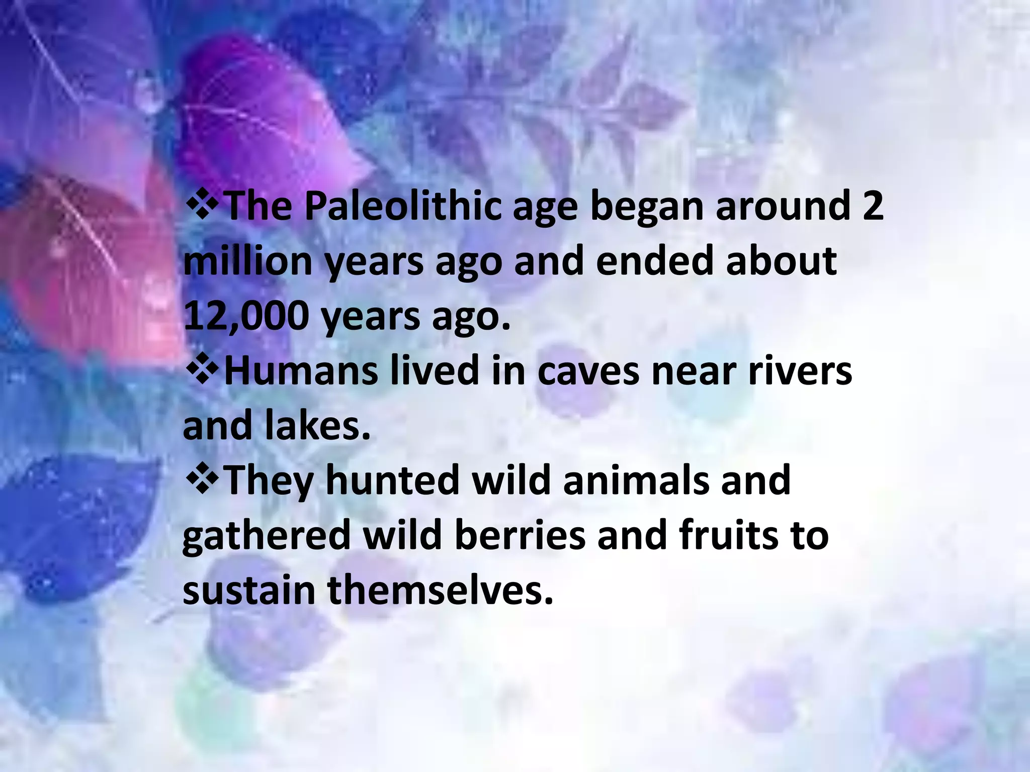 The earliest societies | PPTX