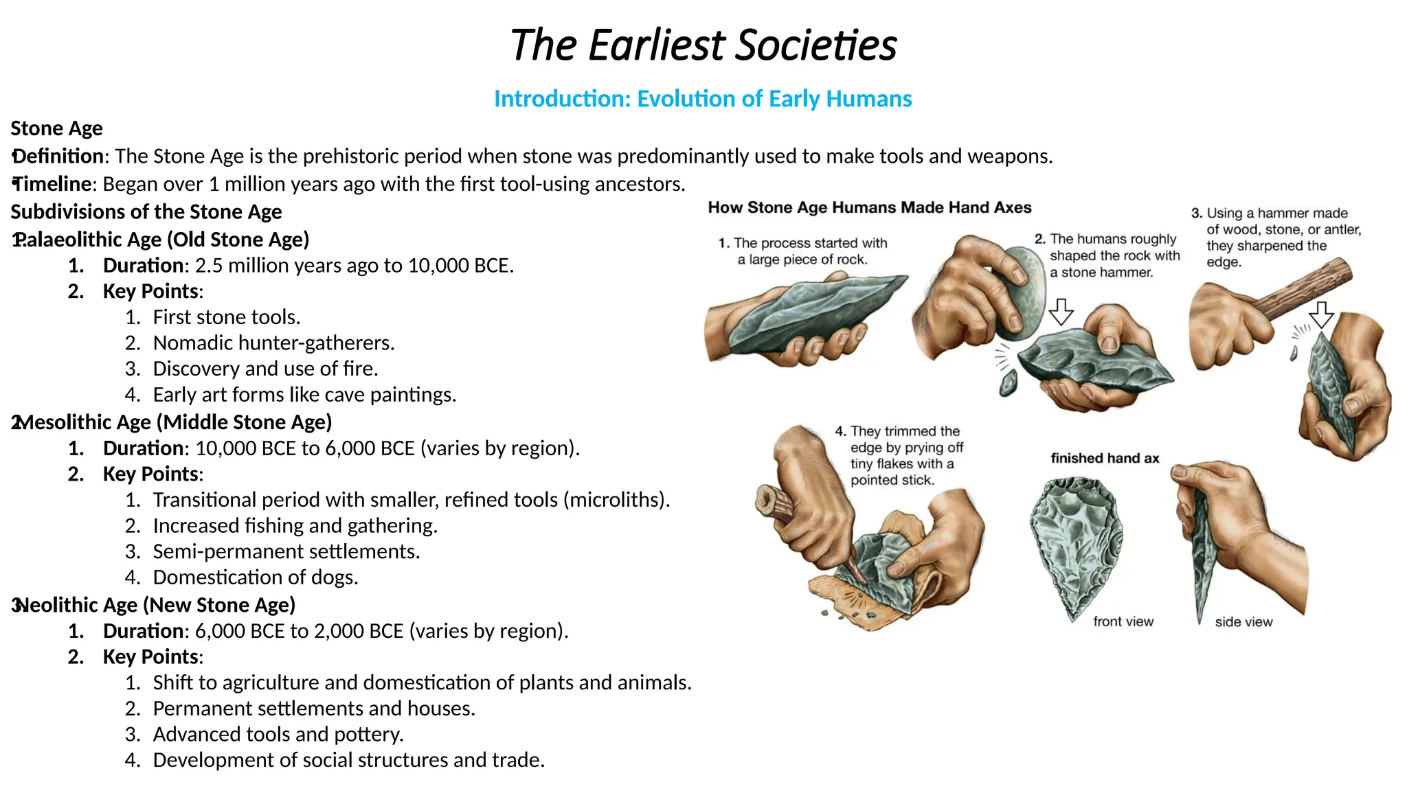 The Earliest Societies ""Journey to the Dawn of Civilization: Exploring ...