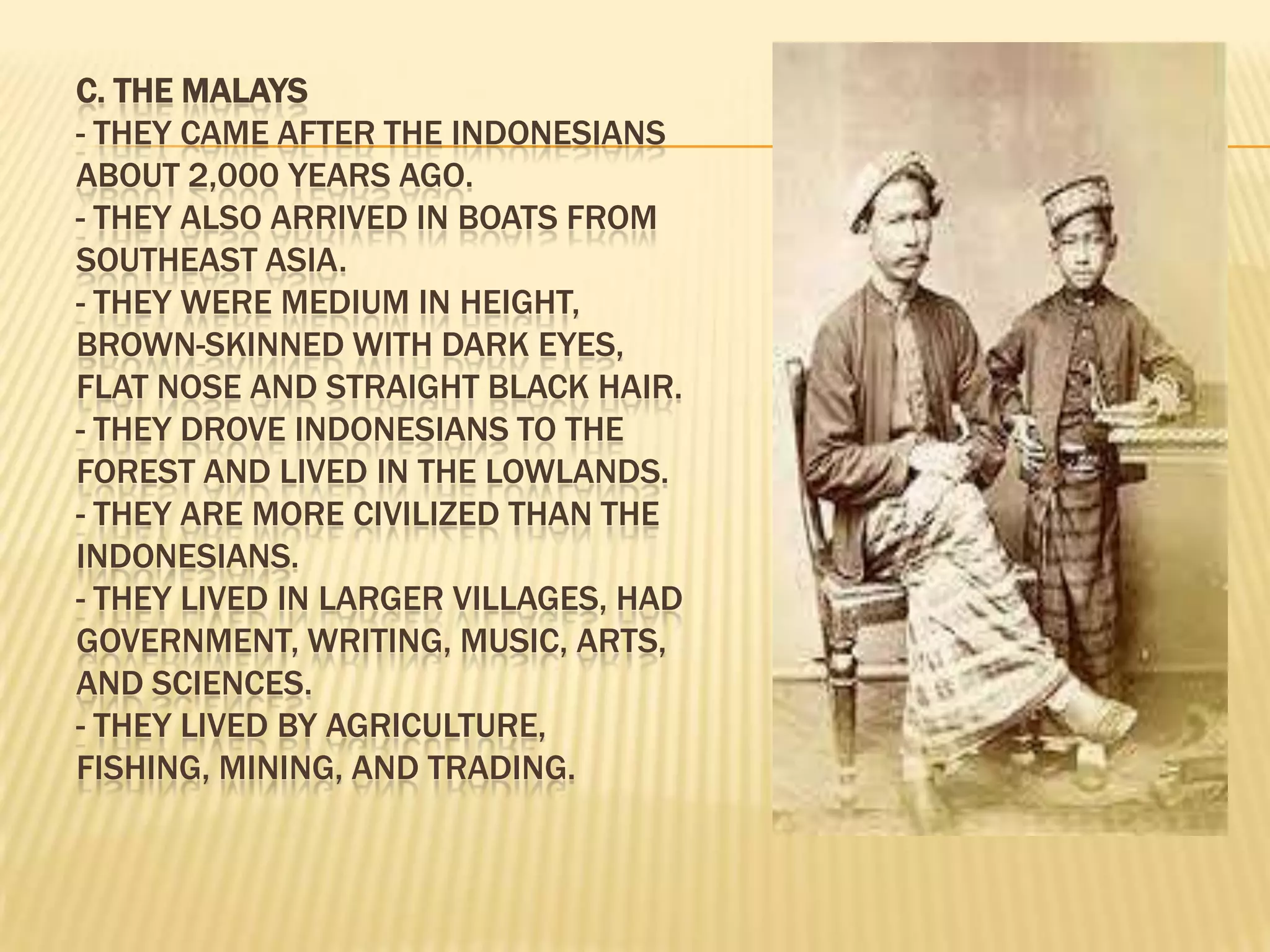 The early ancestors of the filipino's | PPTX