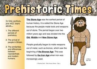 The Early Human History Pack | PPT