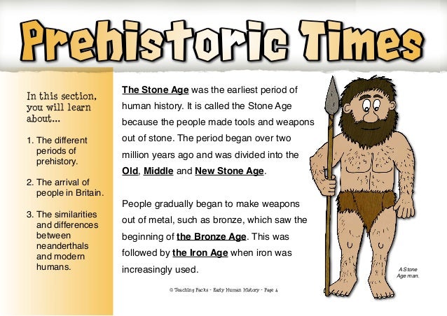 The Early Human History Pack