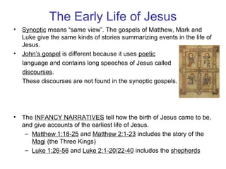 The early life and childhood of jesus | PPT