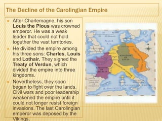 The Early Middle Ages. The Carolingian Empire | PPTX