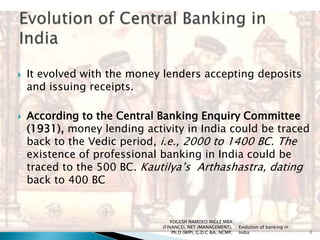 The early phase of banking in india | PPTX | Business Banking & Finance ...