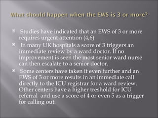 The early warning score (ews) | PPT