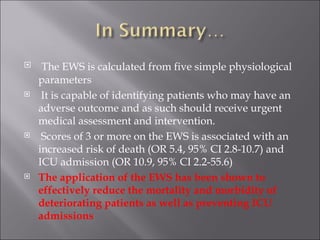 The early warning score (ews) | PPT