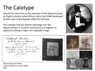 Early Photography | PPTX