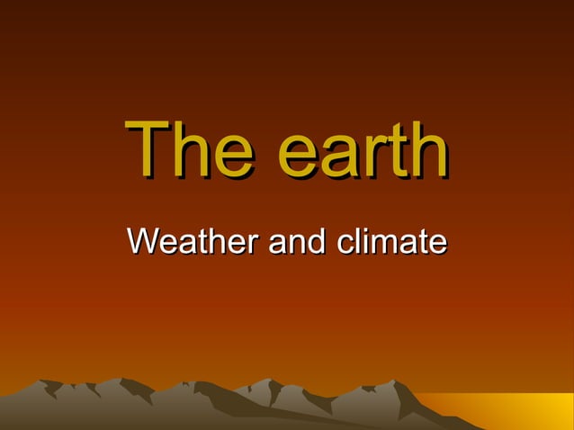 The Earth | PPT