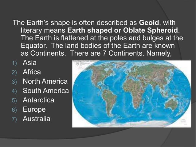 The earth - Our Living Planet | PPTX