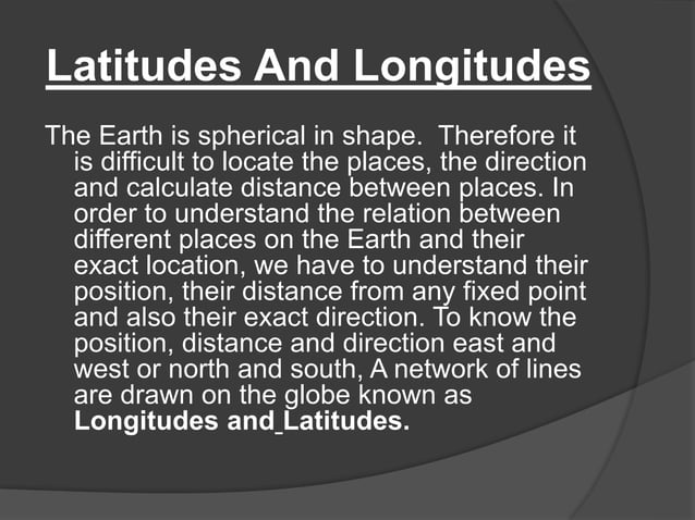 The earth - Our Living Planet | PPTX