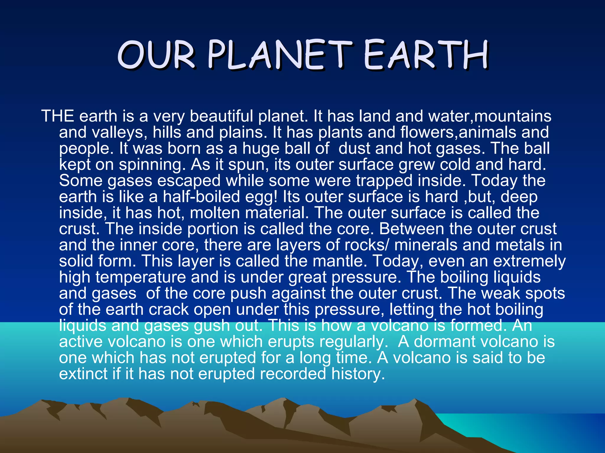 The earth and its neighbours | PPT