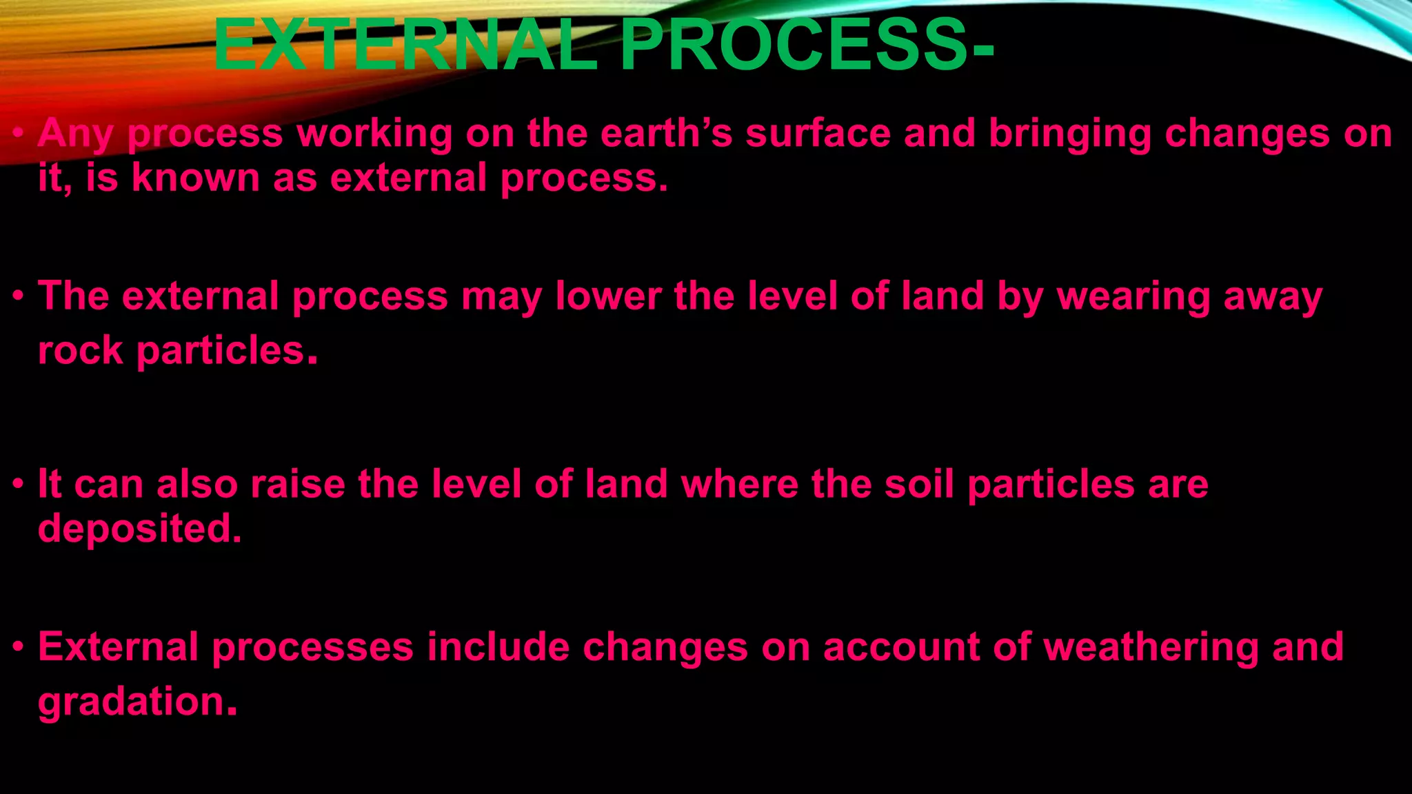 The earth and the changes on it | PPTX