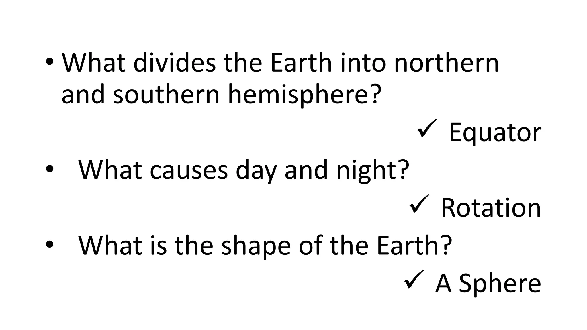 The earth in space | PPTX