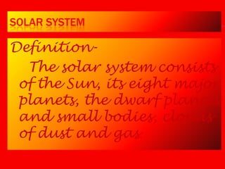 The earth in the solar system | PPTX