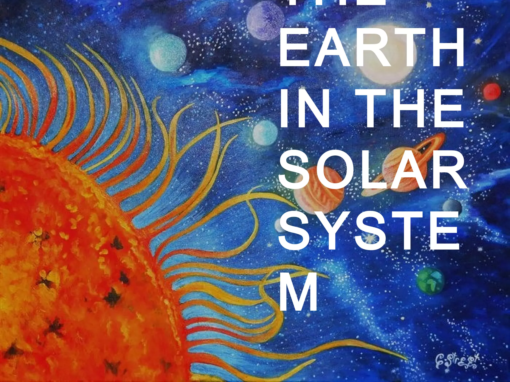 The earth in the solar system | PPT