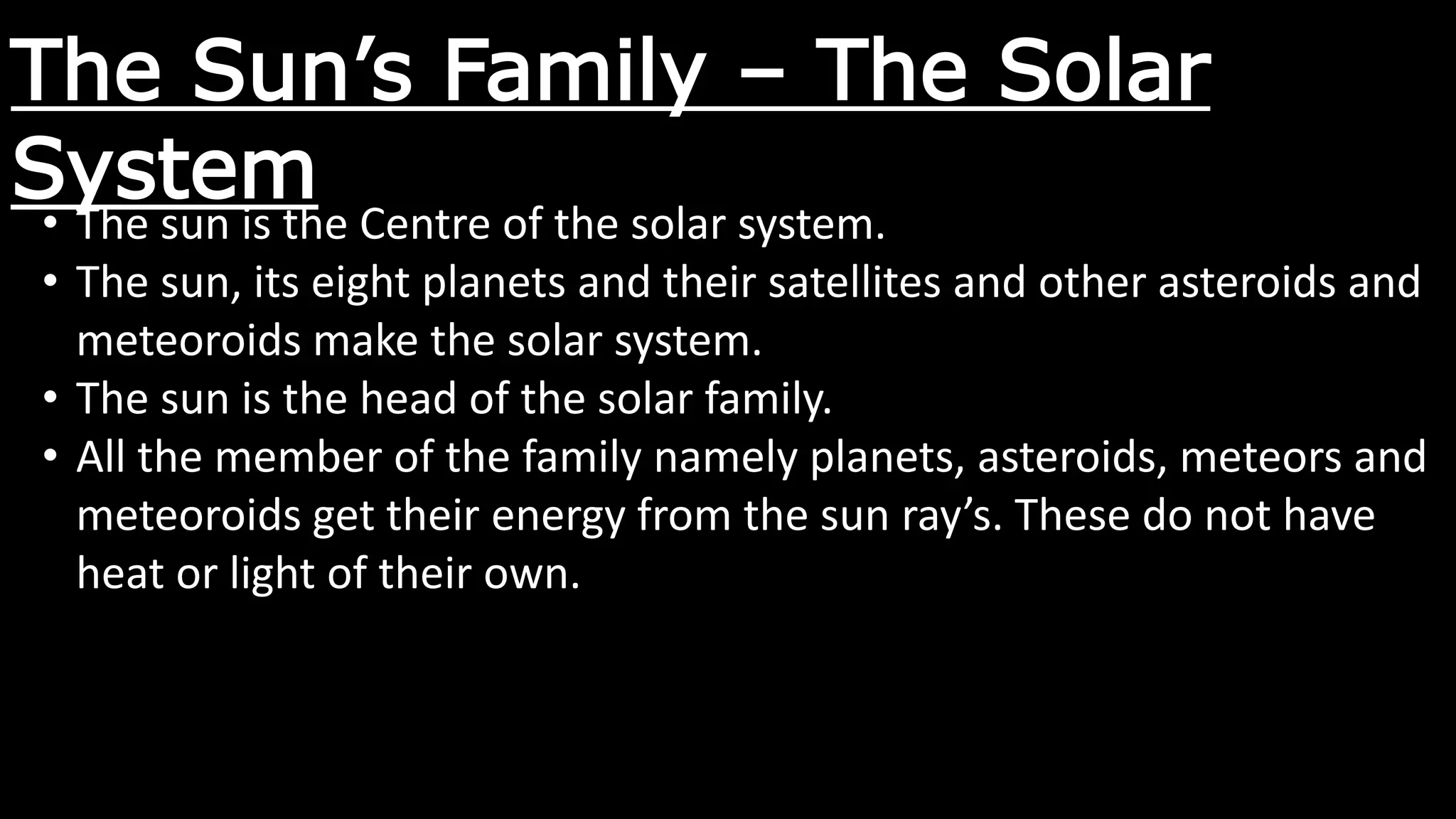 The earth in the solar system | PPTX