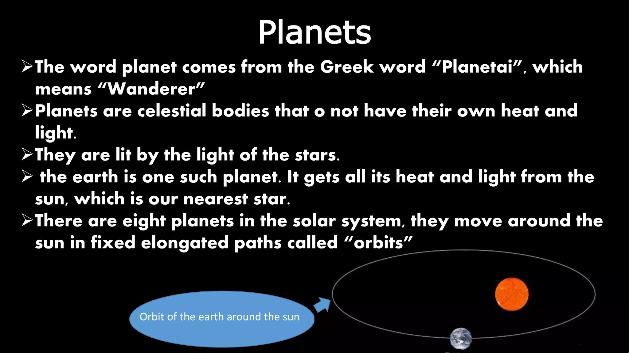 The earth in the solar system | PPTX
