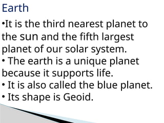 The Earth in the Solar System Notes.pptx