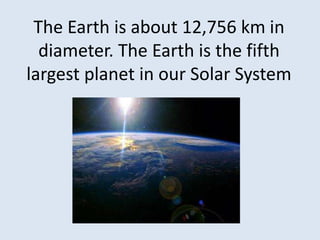 The Earth In The Universe | PPT