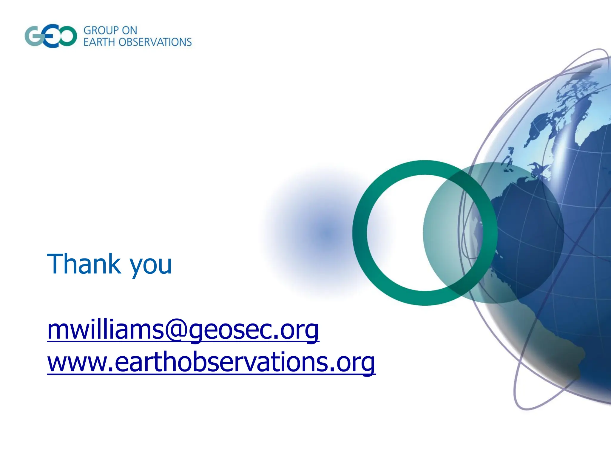 The Earth is a system of systems - GEOSS - Global Earth Observation ...