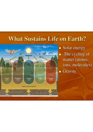 The earth life support system-slideshare | PDF