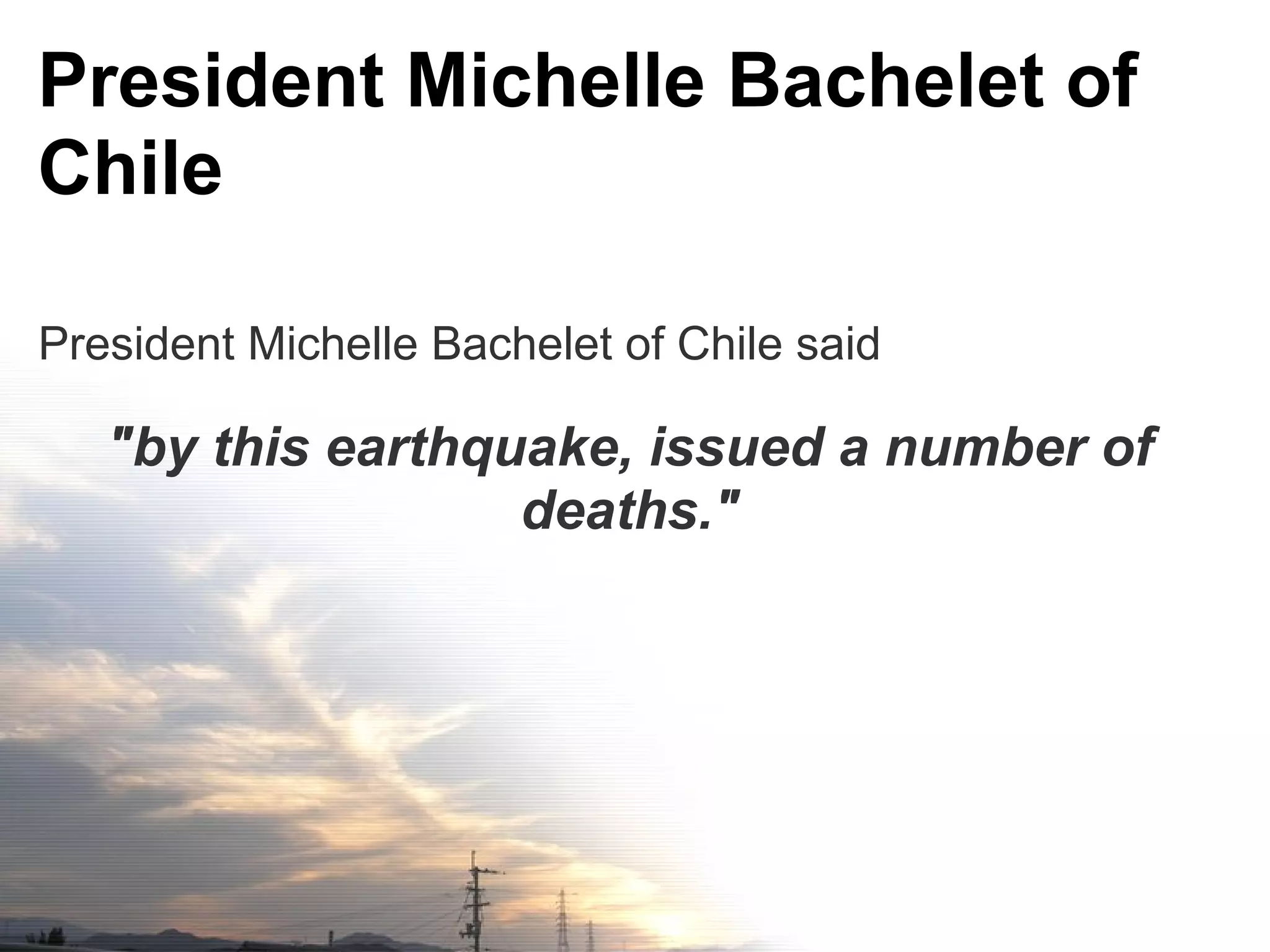 The earthquake in_chile_1 | PPT