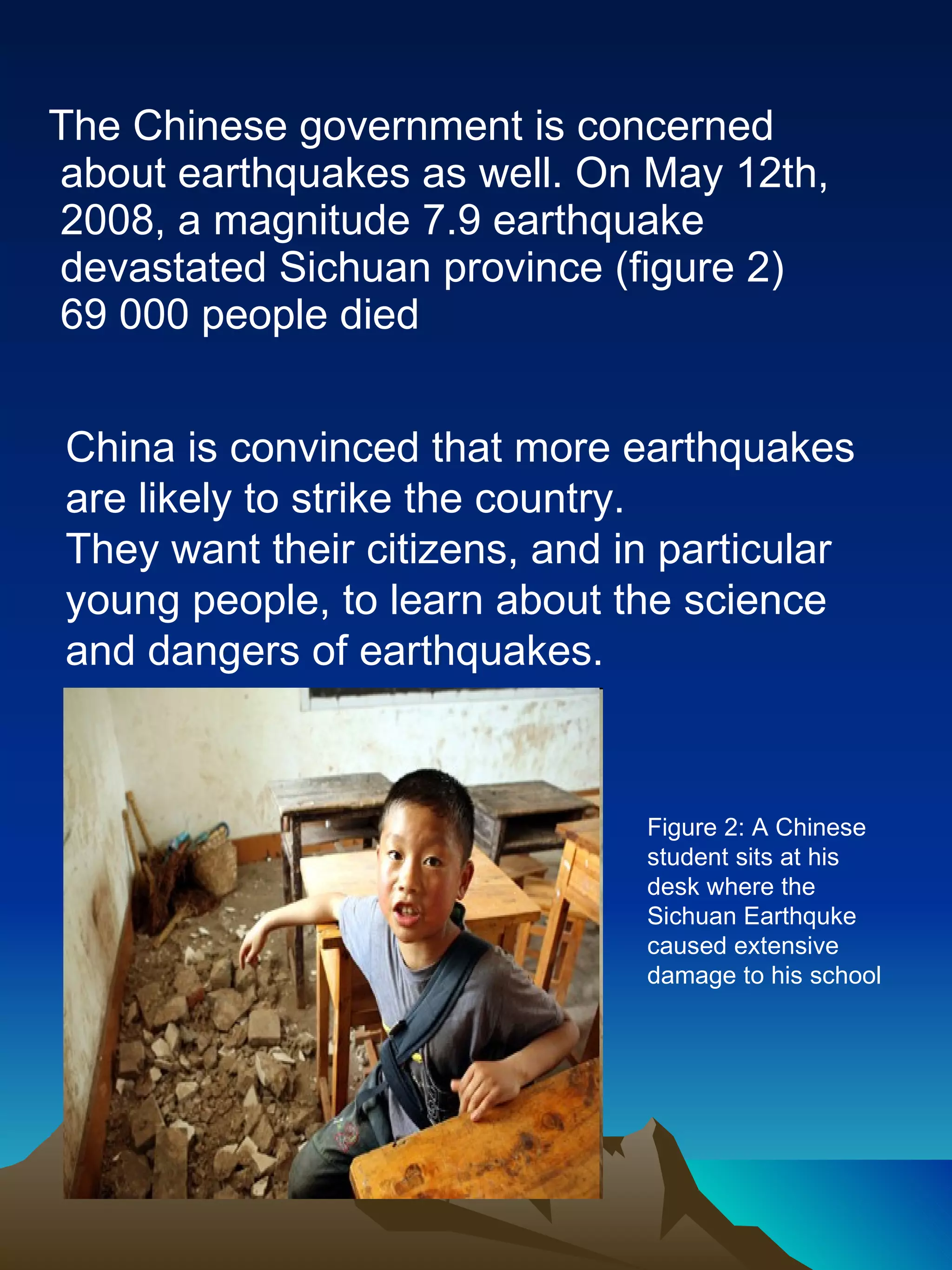 The earthquake project | PPT