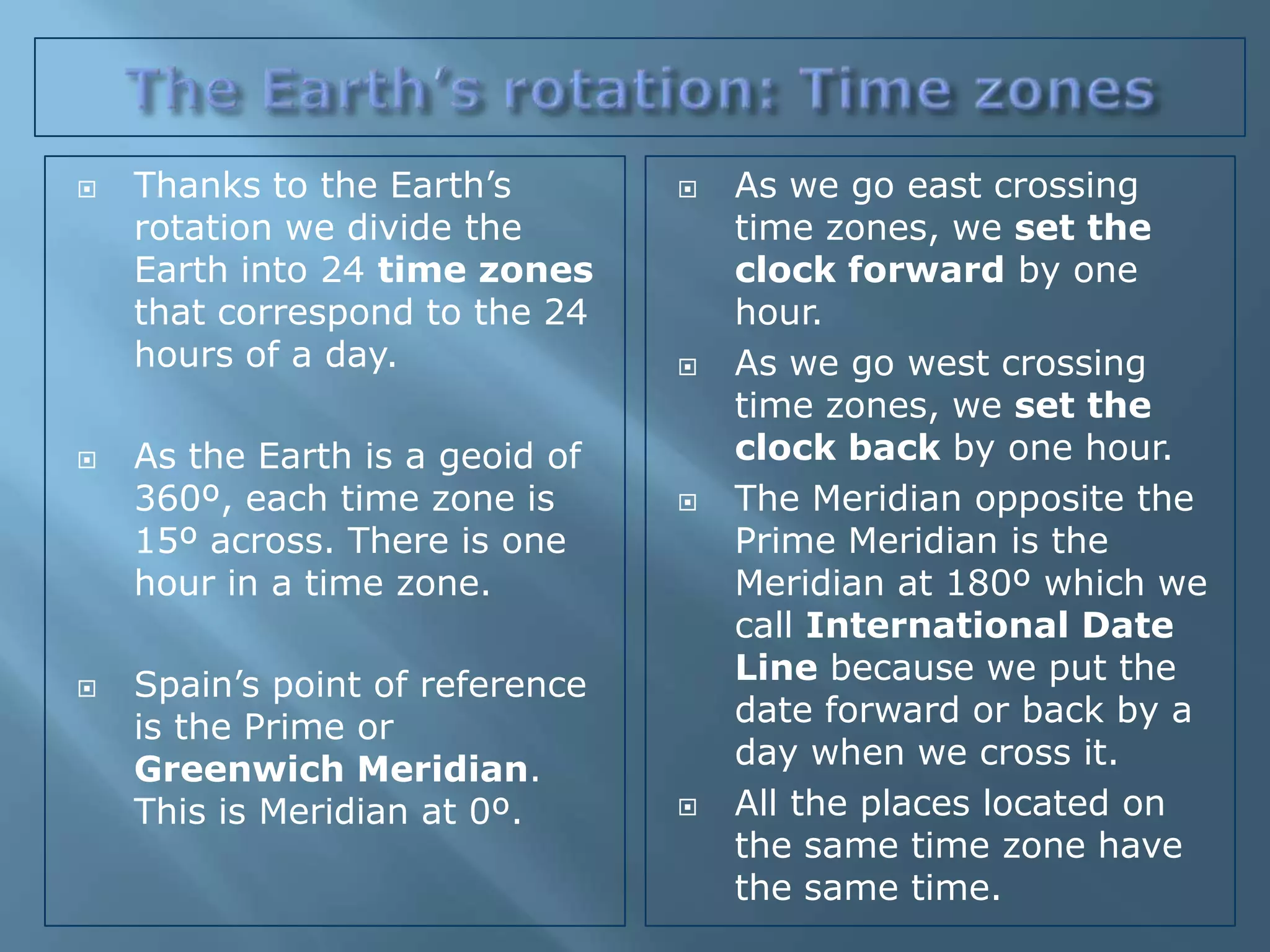 The Earth, Rotation and Revolution | PPTX