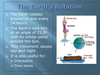 The Earth, Rotation and Revolution | PPTX