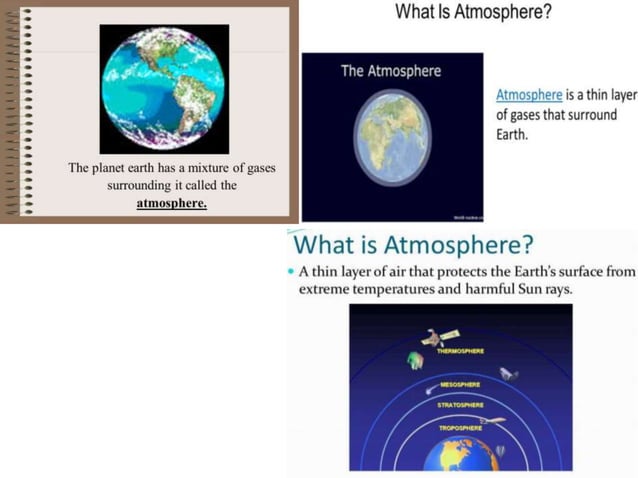 The earth's atmoshpere and global warming | PPTX
