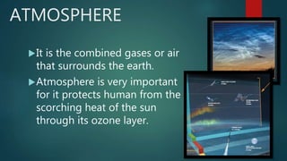 The earth’s atmosphere and energy transfer | PPTX