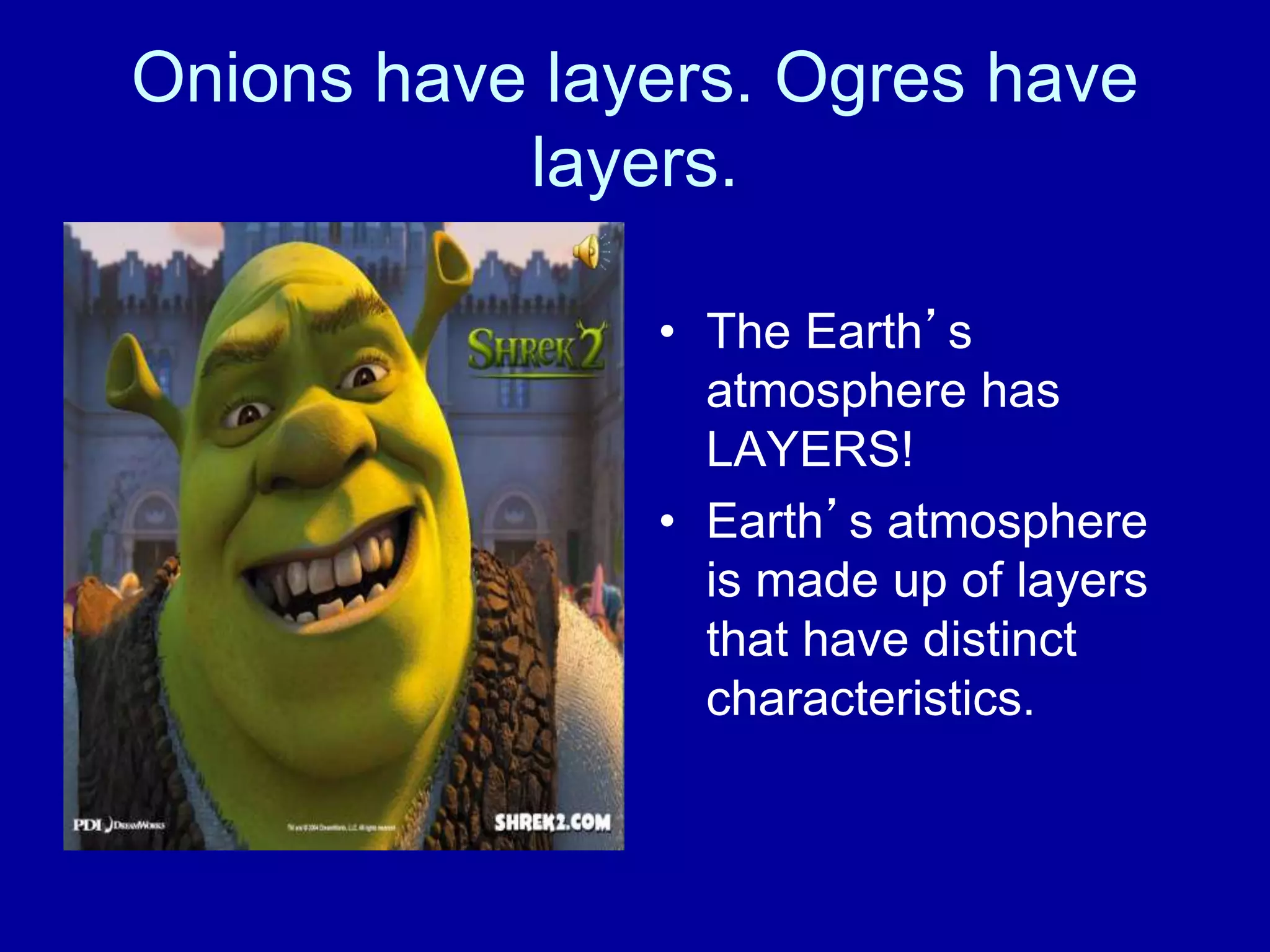 The Earth's Atmosphere Atmospheric Layers.ppt