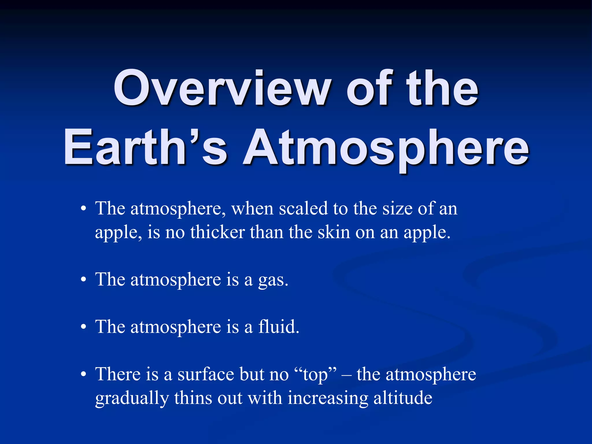 The Earth's Atmosphere Notes -2012 (3).ppt
